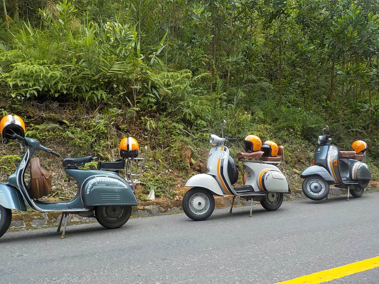 Jumping chicken and vintage Vespas. | Vespa Adventures (Korea)